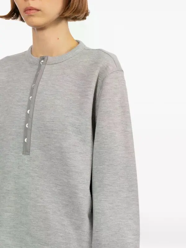ADER ERROR Henley-neck Sweatshirt