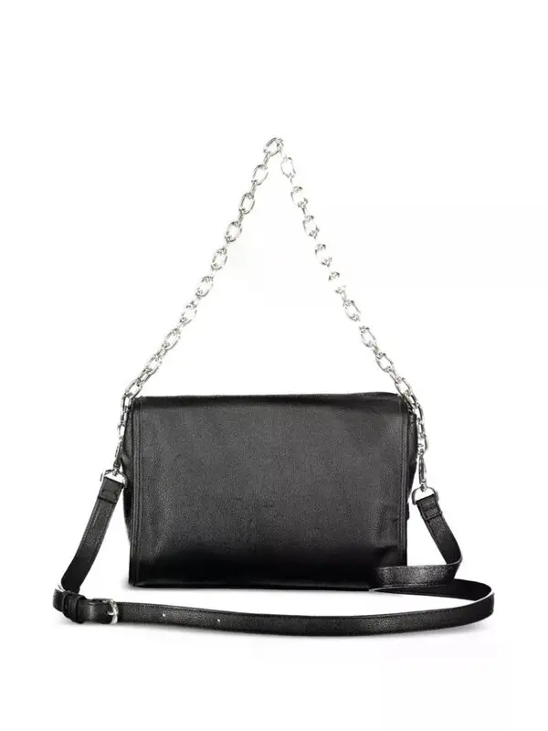 MARIO VALENTINO Debossed Logo Chain Tote Bag