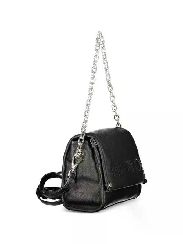 MARIO VALENTINO Debossed Logo Chain Tote Bag