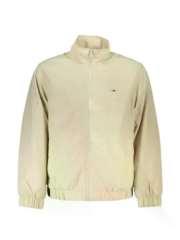 Tommy Hilfiger Logo-patch Zip-up Jacket - Neutrals