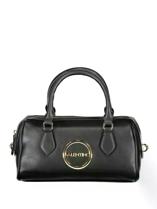MARIO VALENTINO Logo-plaque Handbag - Black