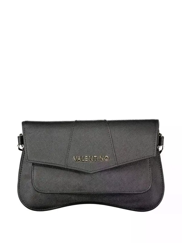MARIO VALENTINO Logo-plaque Shoulder Bag - Black