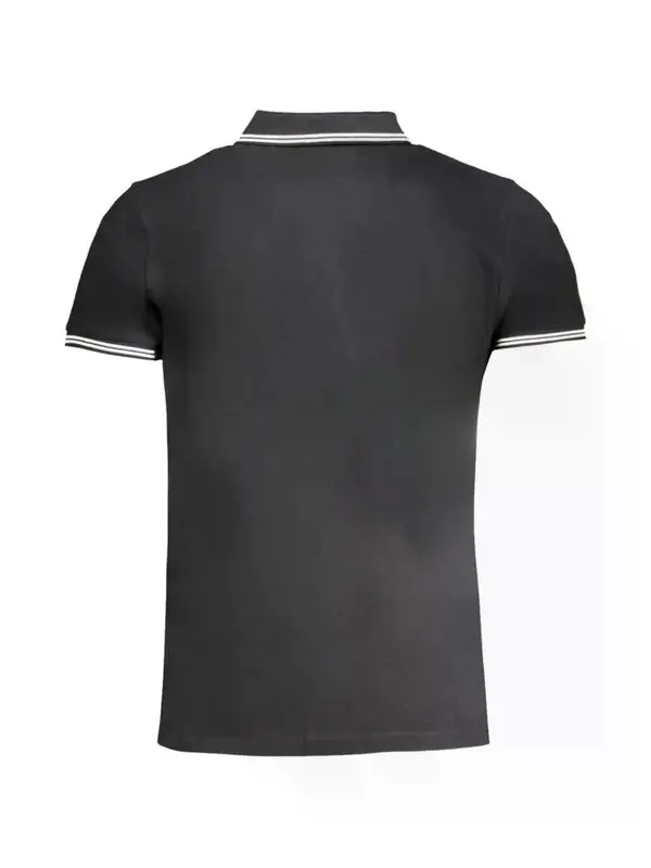 Roberto Cavalli Embroidered-logo Tipped Polo Shirt