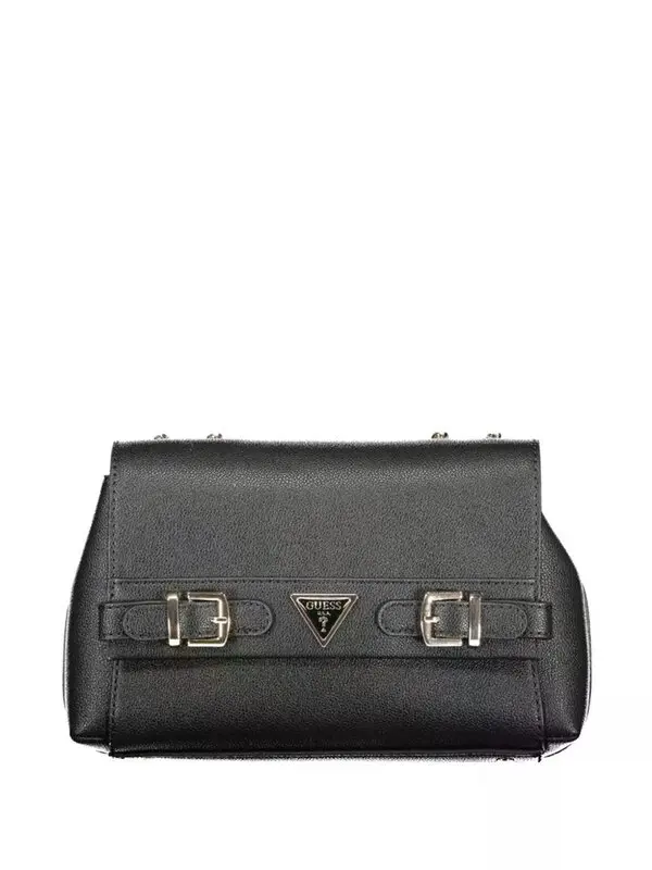 Guess Logo-detail Shoulder Bag - Black