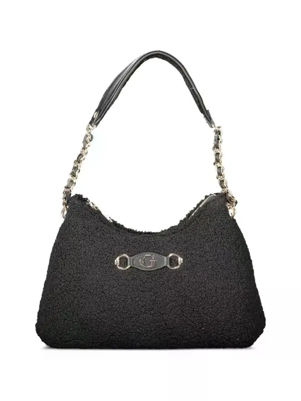 Guess Logo-detail Shoulder Bag - Black