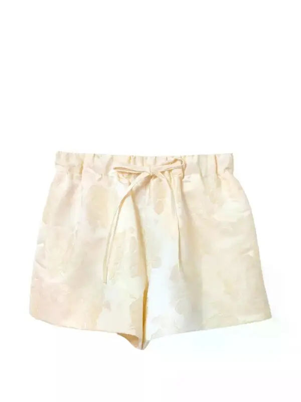 Simone Rocha Floral Drawstring Trousers - Neutrals