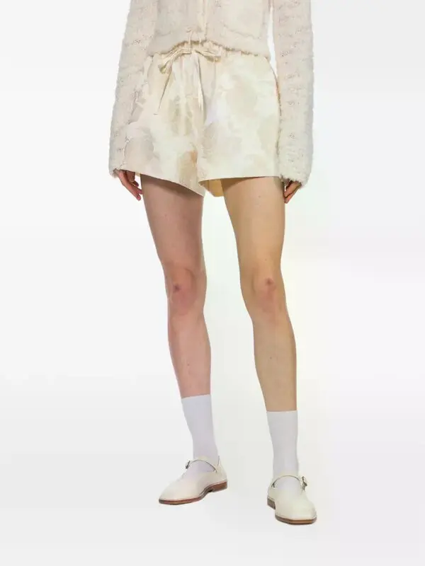 Simone Rocha Floral Drawstring Trousers