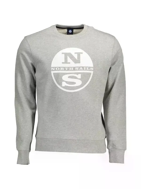 NORTH SAILS Logo-print Crew-neck Sweatshirt - Grey