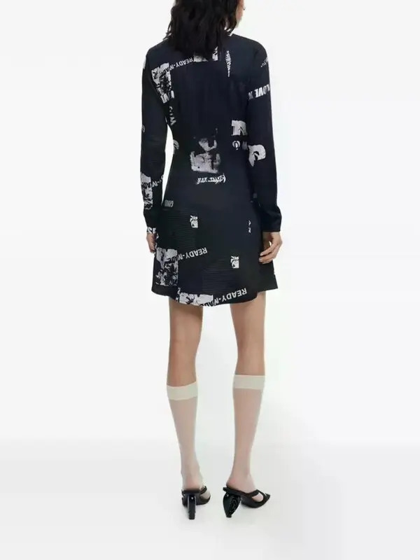Desigual Newspaper-print Mini Dress