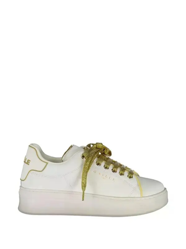 GAELLE Lace-up Sneakers - White