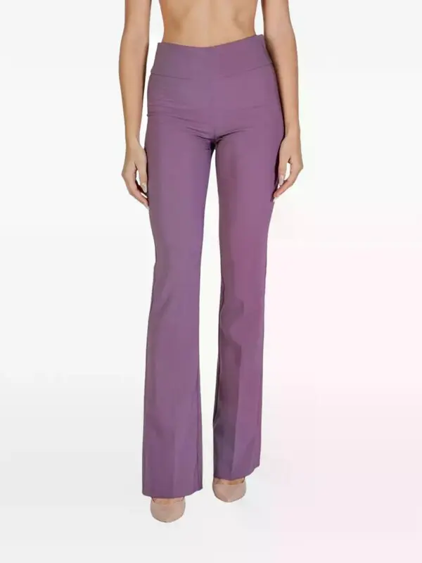 SANDRO FERRONE Flare-cut Trousers - Purple