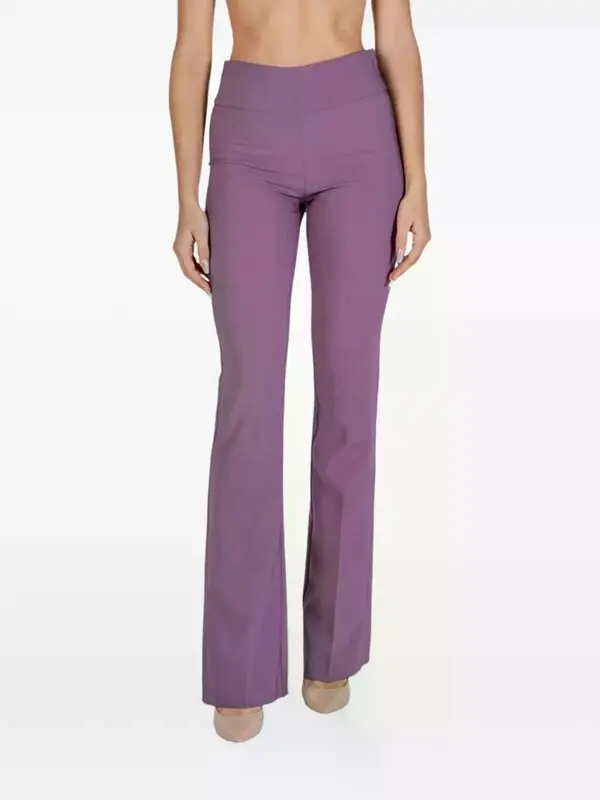 SANDRO FERRONE Flare-cut Trousers - Purple