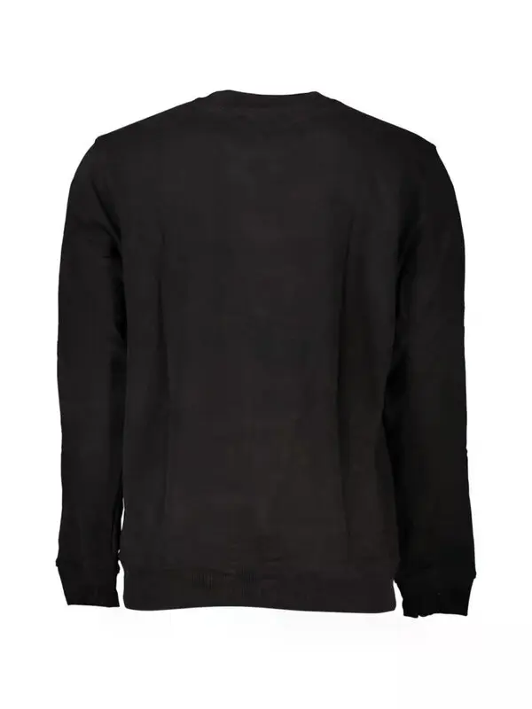 Tommy Hilfiger Logo-print Cotton Sweatshirt - Black