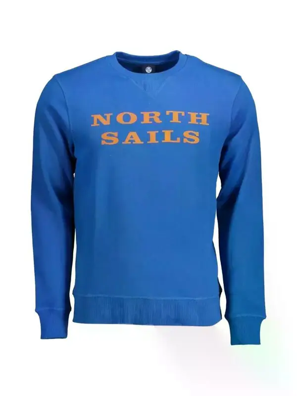 NORTH SAILS Logo-print Crew-neck Sweatshirt - Blue