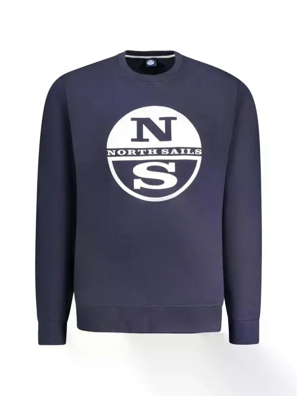 NORTH SAILS Logo-print Crew-neck Sweatshirt - Blue