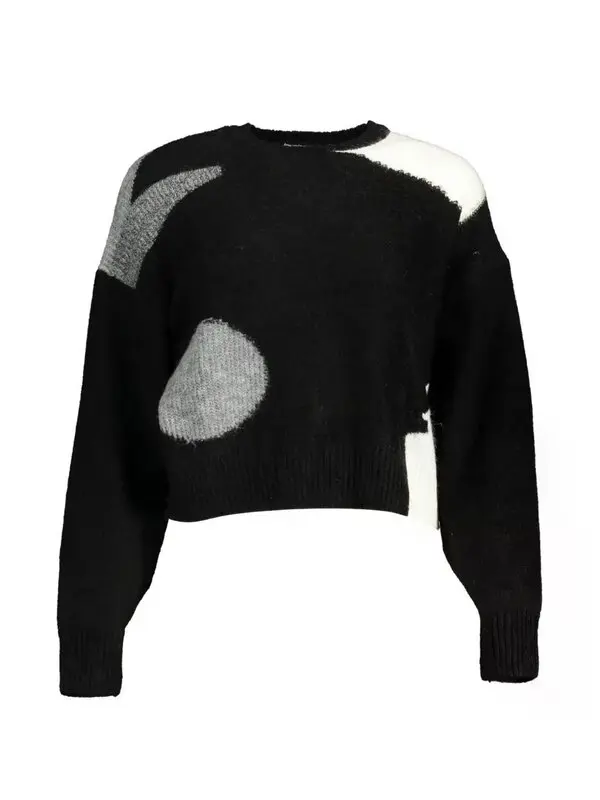 Desigual Crew-neck Sweater - Black