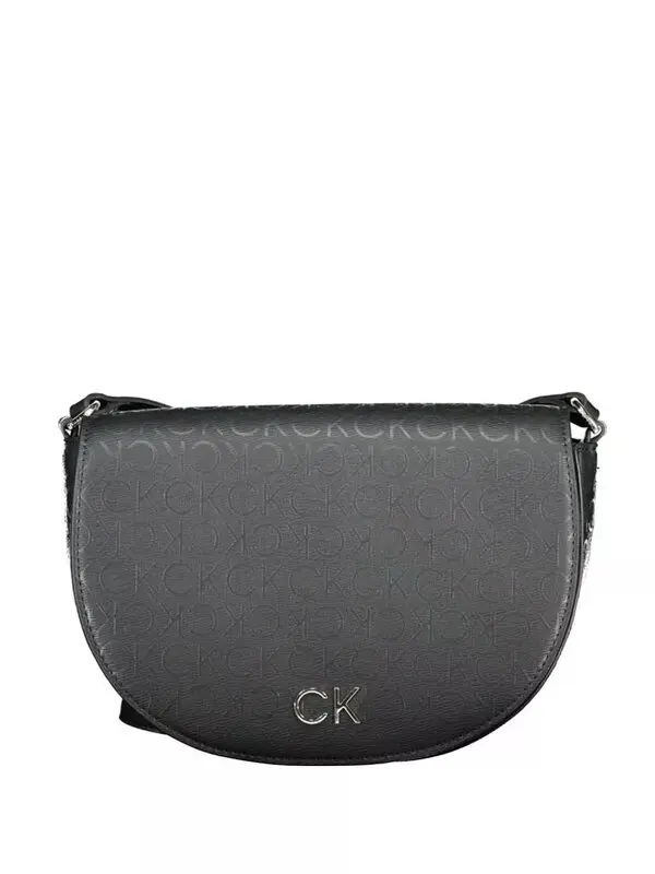 Calvin Klein Monogram Shoulder Bag - Black