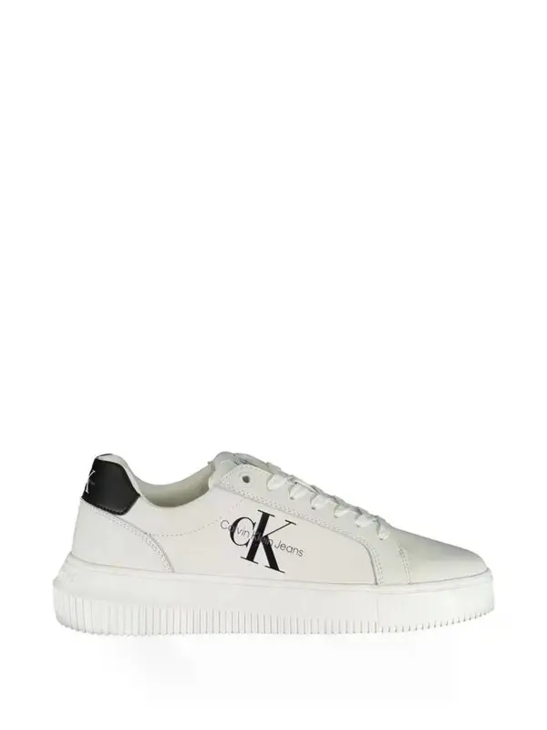 Calvin Klein Logo Platform Sneakers - White