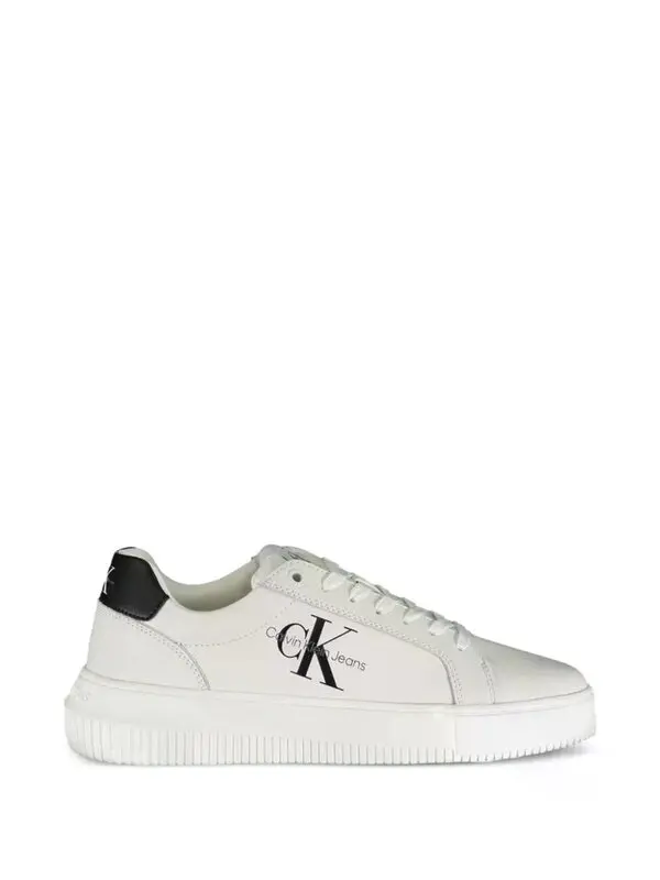 Calvin Klein Logo Platform Sneakers - White