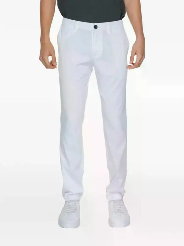 Armani Exchange Slim-fit Chino Trousers - White