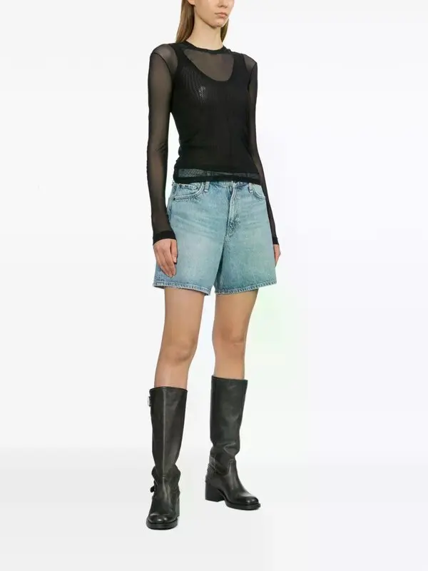 Helmut Lang Layered See-through Top