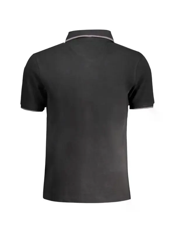 LA MARTINA Logo-embroidered Polo Shirt - Black
