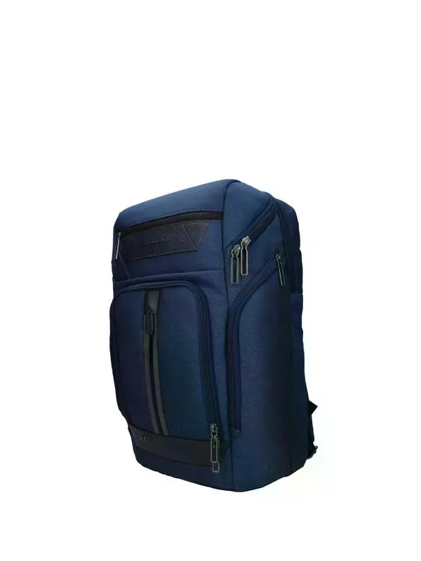 PIQUADRO Panelled Backpack - Blue