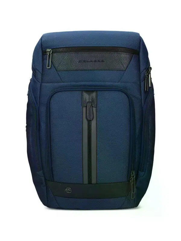 PIQUADRO Panelled Backpack - Blue