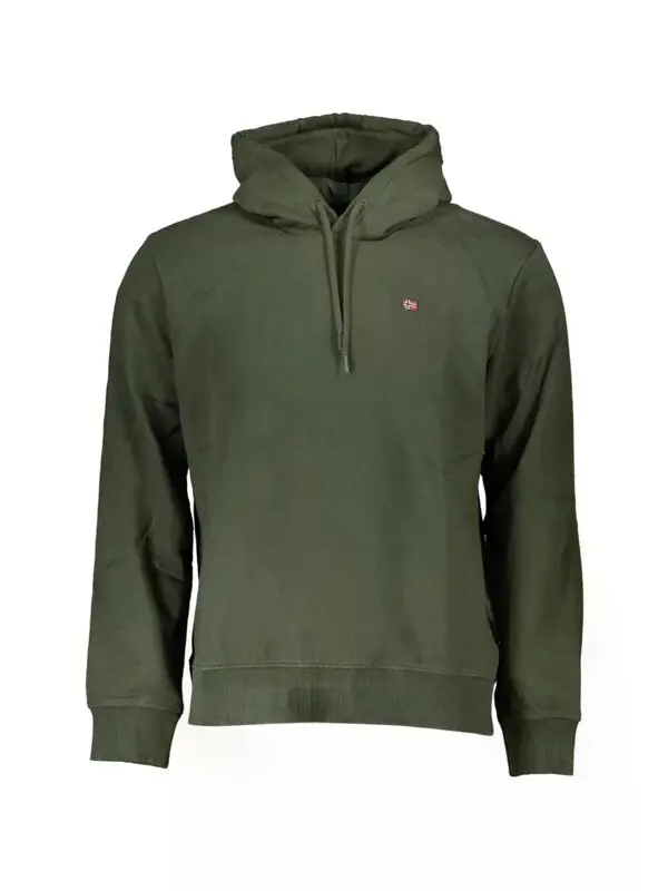 NAPAPIJRI Logo-appliqué Hoodie - Green