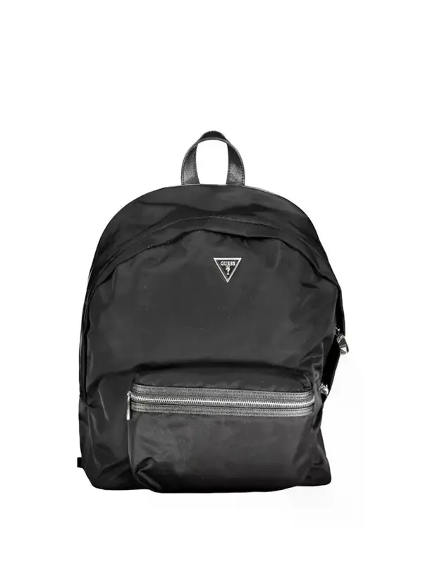 Guess Logo Plaque Backpack - Black