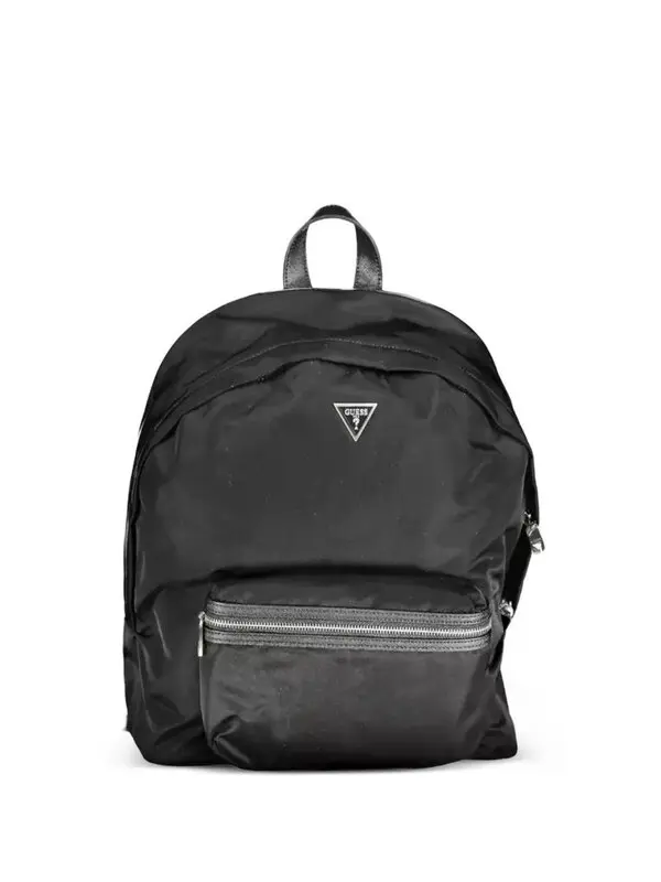 Guess Logo Plaque Backpack - Black