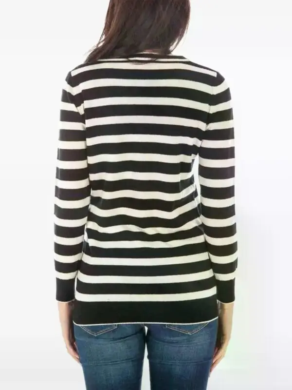 Fred Perry Striped V-neck Sweater