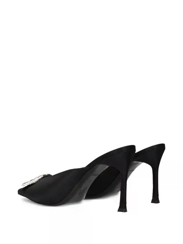 Amina Muaddi Begum Crystal-embellished Mules