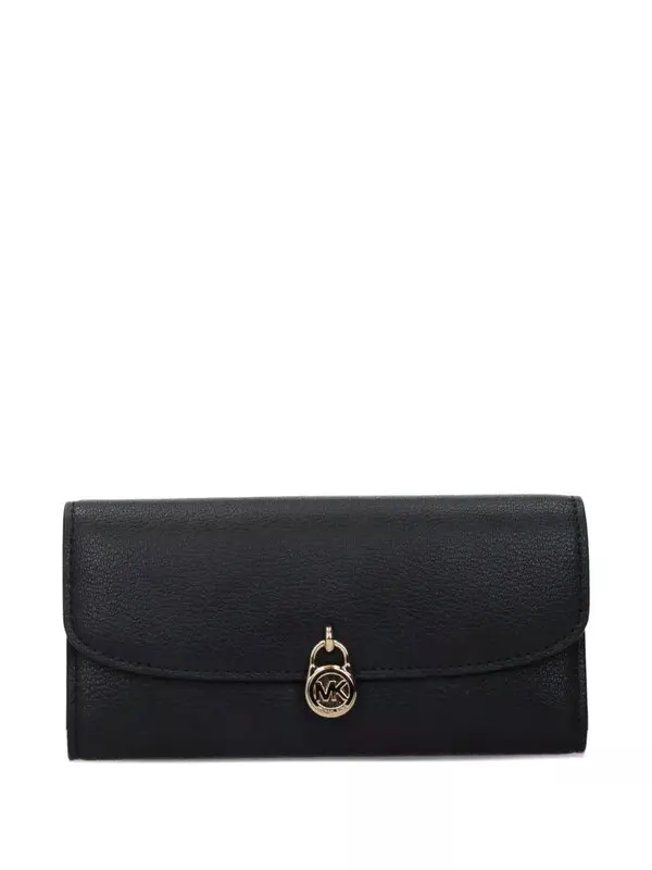 Michael Kors Logo-plaque Wallet - Black