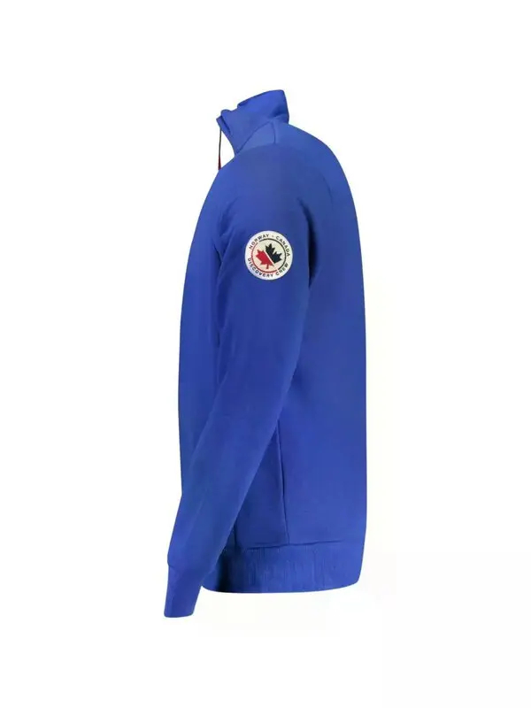 NORWAY 1963 Logo-patch Zip-up Sweater
