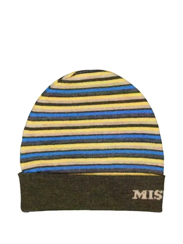 Missoni Striped Beanie - Brown