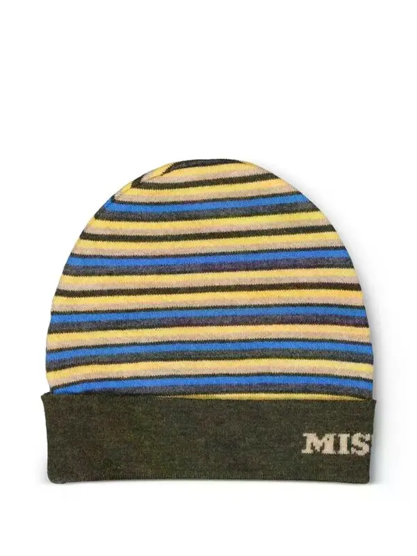 Missoni Striped Beanie - Brown
