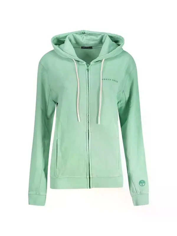 NORTH SAILS Logo-detail Zip-front Hoodie - Green