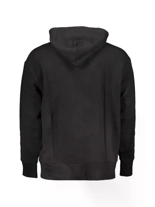 Tommy Hilfiger Logo Patch Hoodie - Black