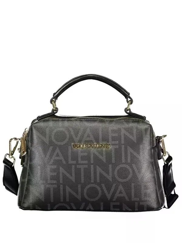 MARIO VALENTINO Regina Logo-print Tote - Black
