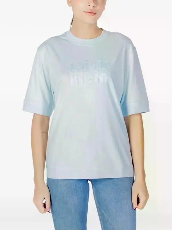 Calvin Klein Embossed Logo T-shirt - Blue