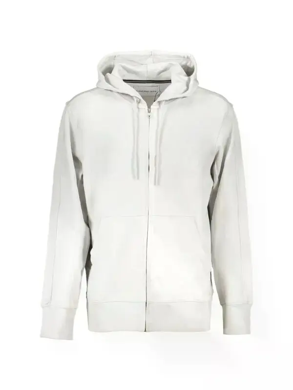 Calvin Klein Cotton Zip-up Hoodie - Grey
