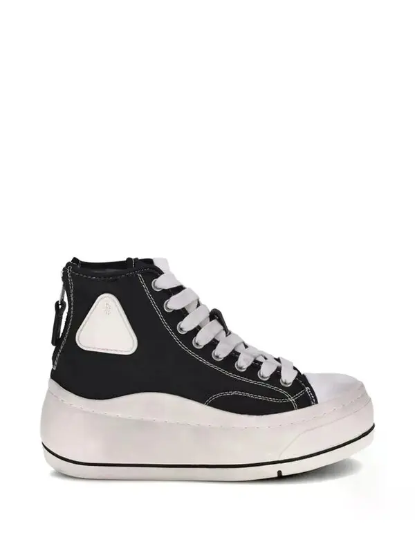 R13 Kurt High-top Platform Sneakers - Black
