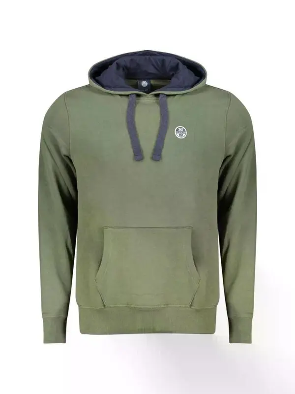 NORTH SAILS Drawstring-hood Kangaroo-pocket Hoodie - Green