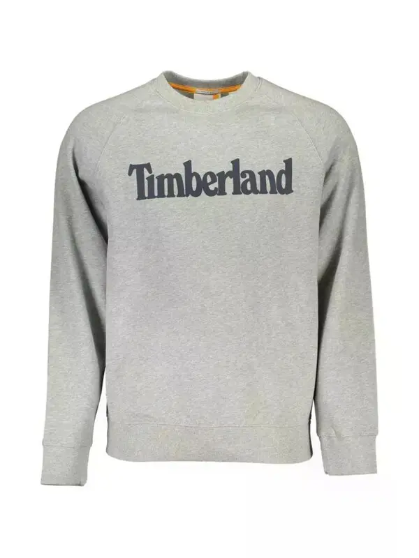 Timberland Logo-print Raglan-sleeve Sweatshirt - Grey