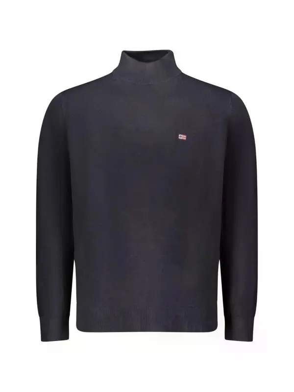 NORWAY 1963 Logo-patch High-neck Sweater