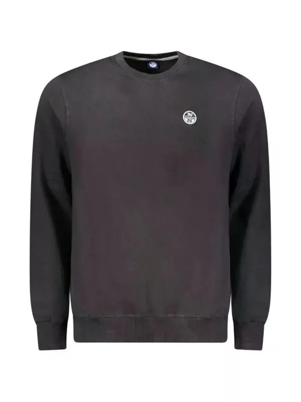 NORTH SAILS Logo-embroidered Sweatshirt - Black