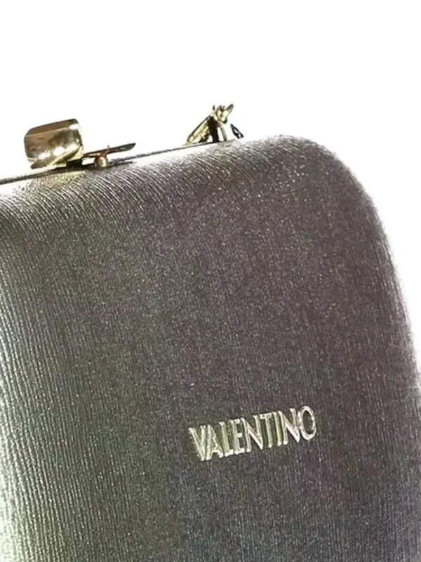 MARIO VALENTINO Metallic-finish Clutch Bag