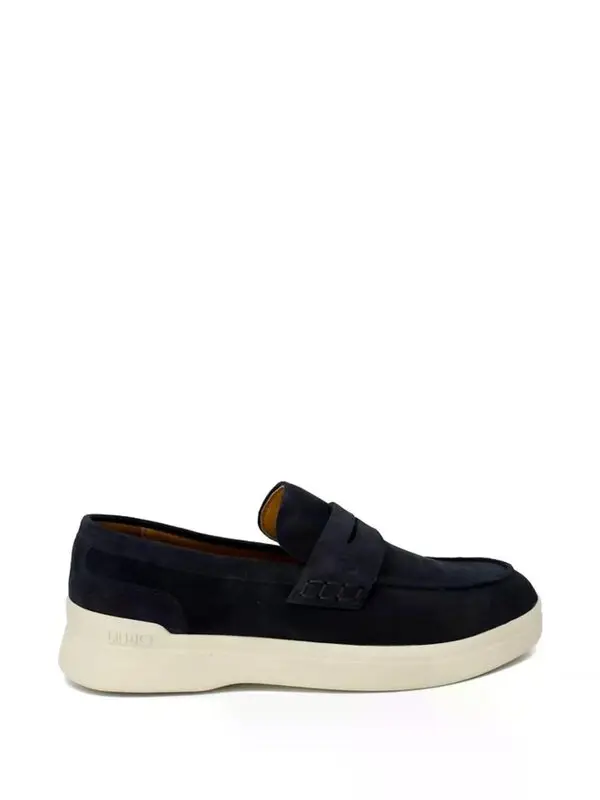 Liu Jo Suede Penny Loafers - Blue