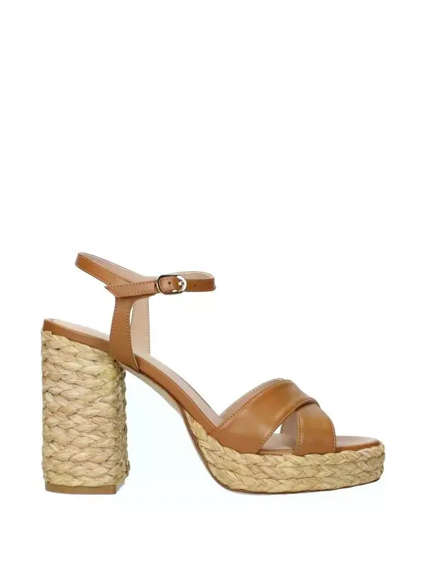 STUART WEITZMAN 100mm Dayla Heeled Sandals - Neutrals